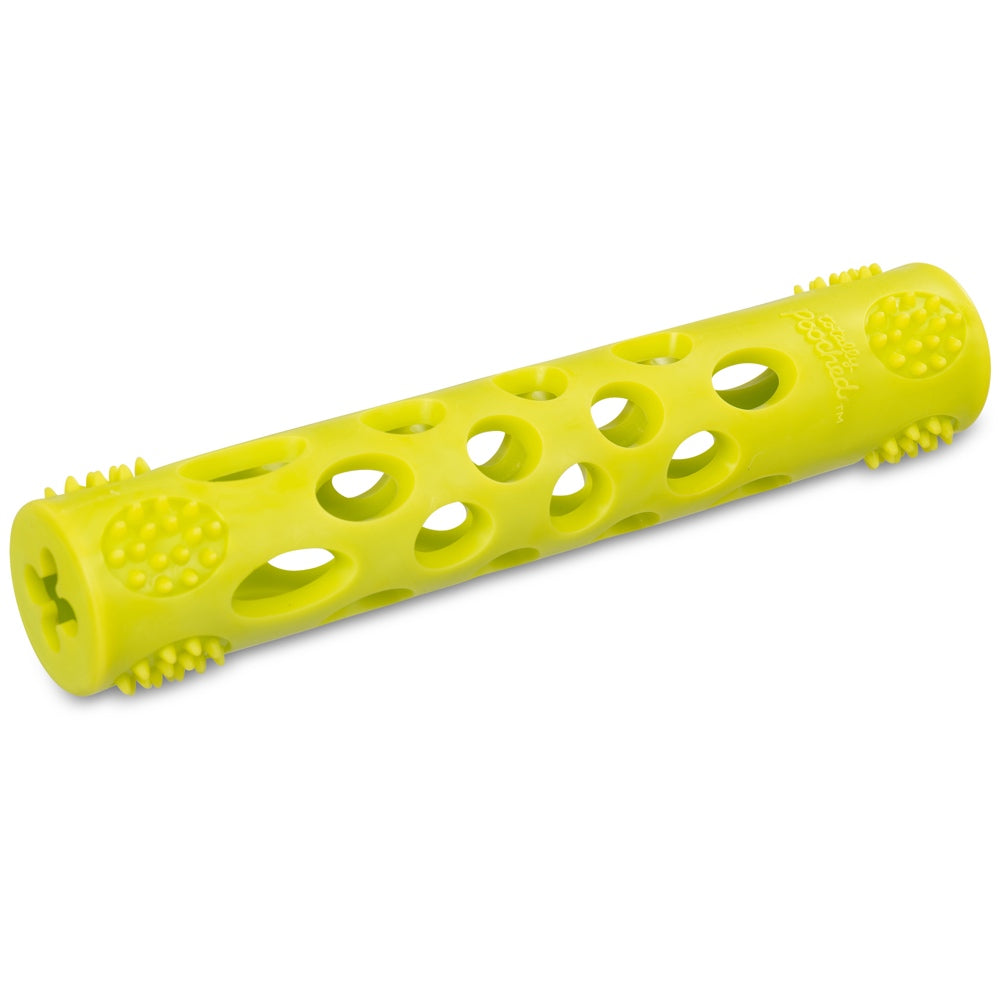 Totally Pooched Huff'n Puff Rubber Stick Dog Toy (Green) | Kohepets