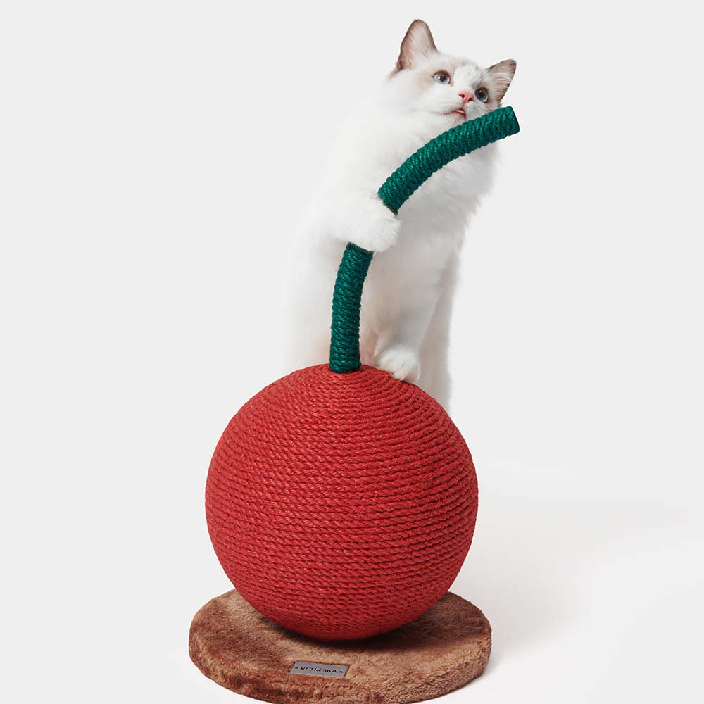 VETRESKA Cherry Cat Scratching Ball | Kohepets