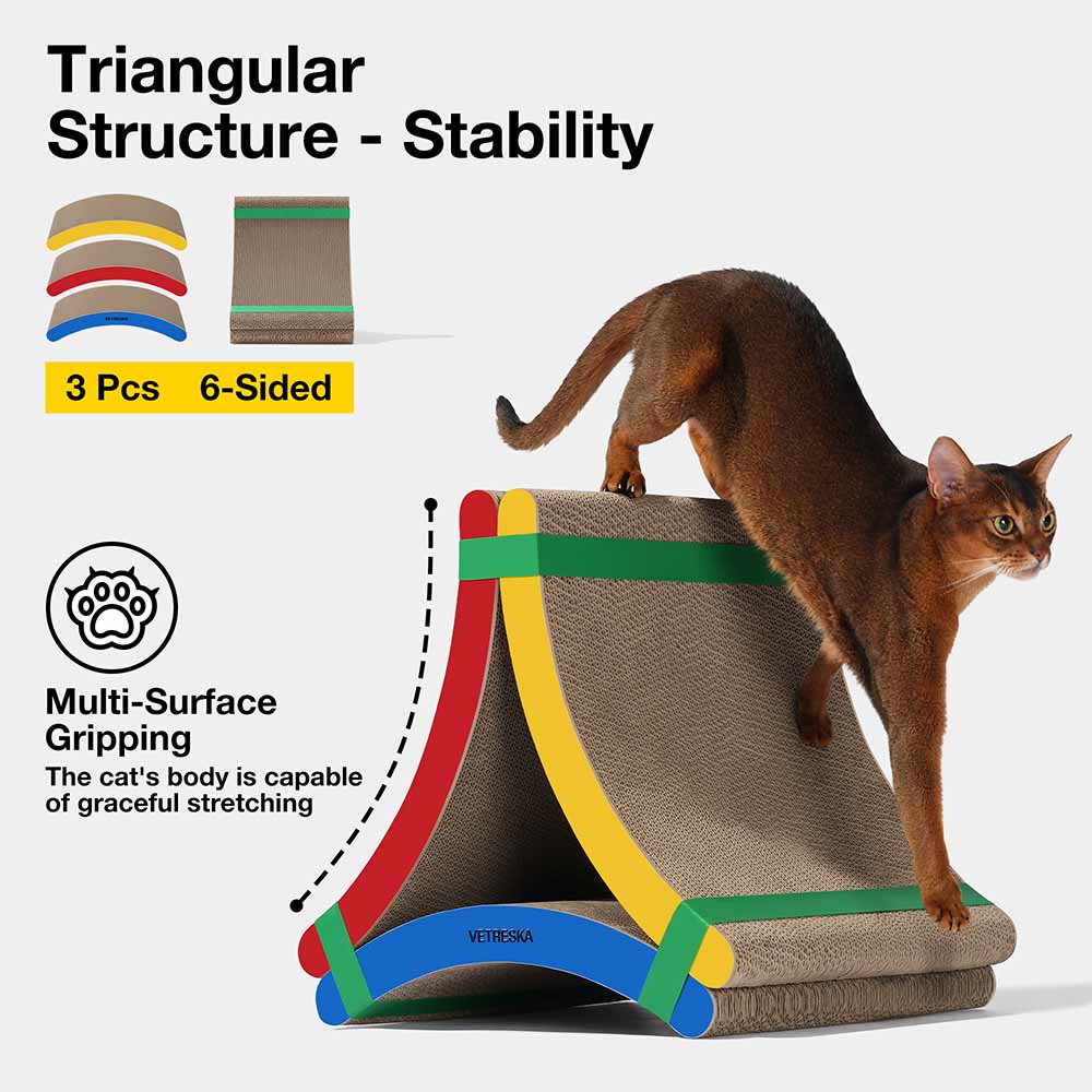 VETRESKA Chroma Cat Scratcher | Kohepets