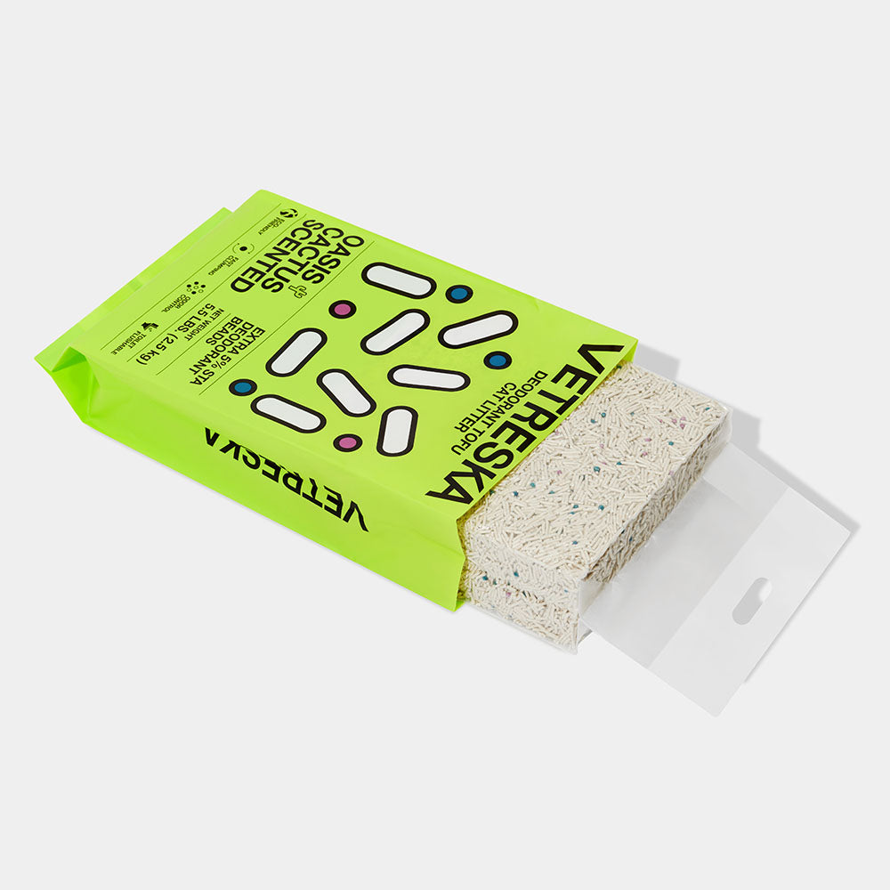 VETRESKA Deodorant Tofu Oasis Cactus Clumping Cat Litter 2.5kg | Kohepets