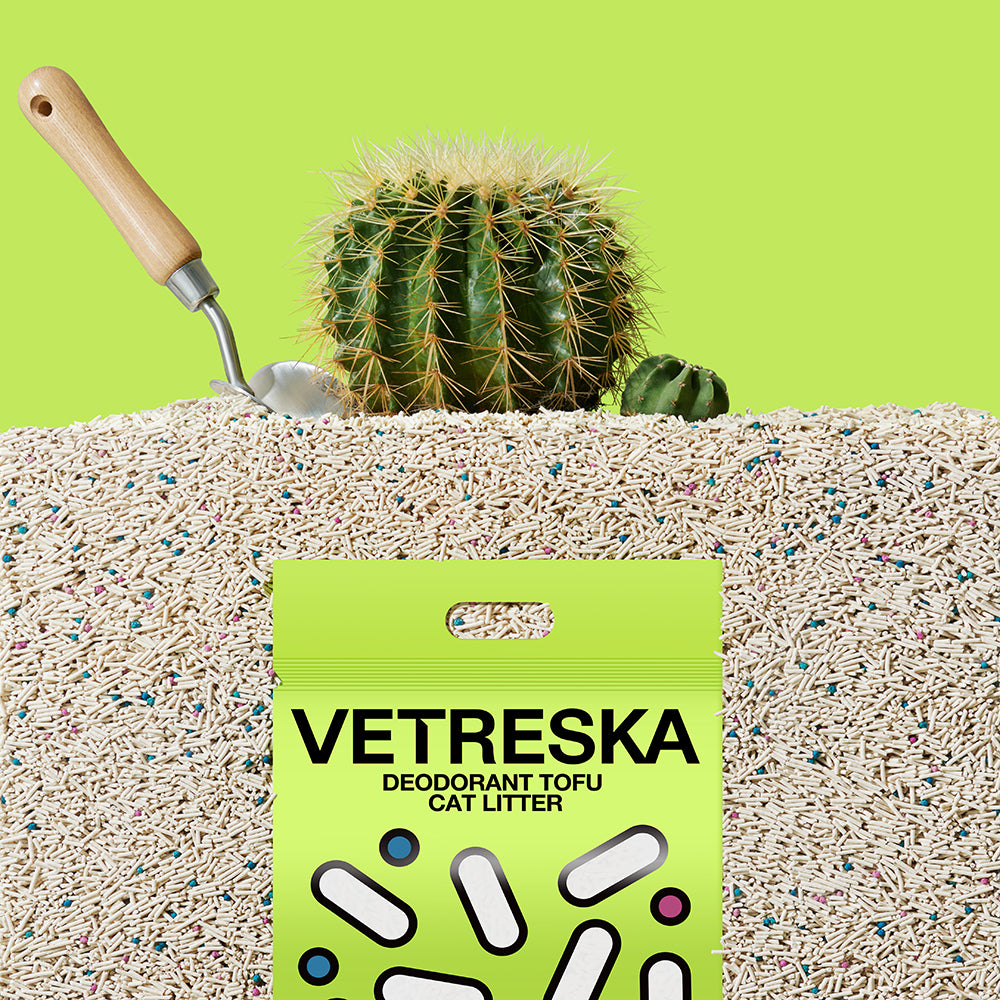 VETRESKA Deodorant Tofu Oasis Cactus Clumping Cat Litter 2.5kg | Kohepets