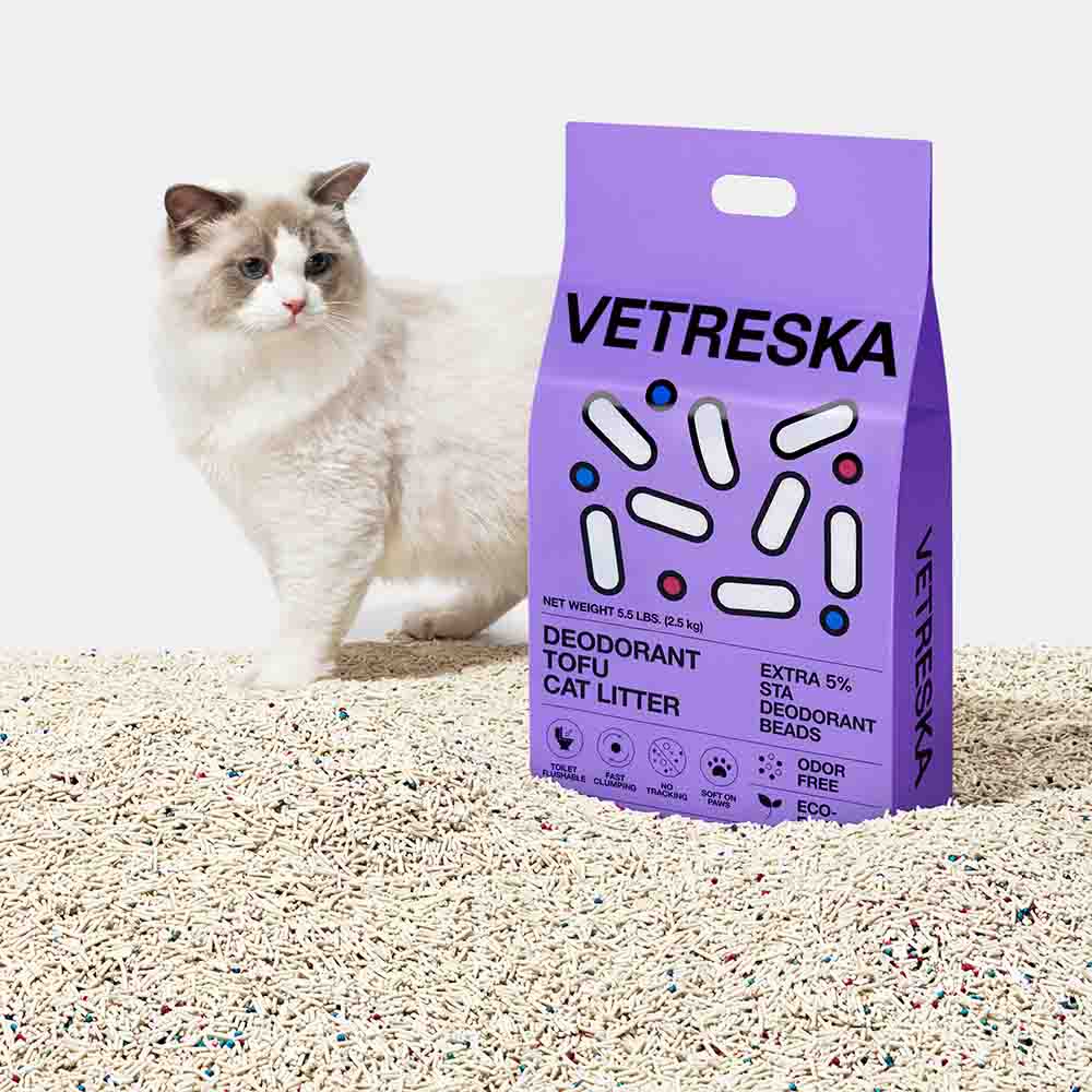 VETRESKA Deodorant Tofu Original Clumping Cat Litter 2.5kg | Kohepets