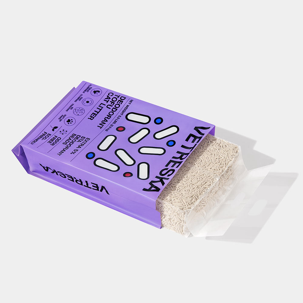 VETRESKA Deodorant Tofu Original Clumping Cat Litter 2.5kg | Kohepets