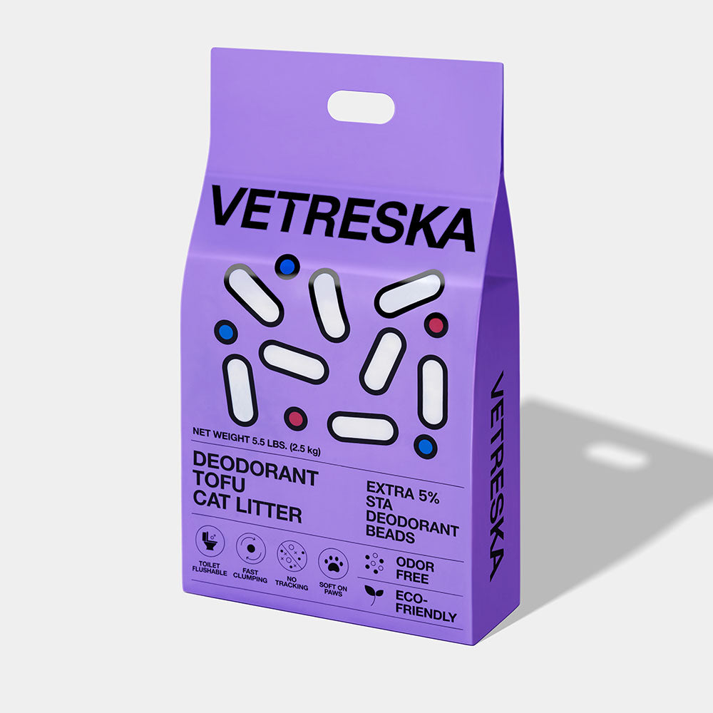 VETRESKA Deodorant Tofu Original Clumping Cat Litter 2.5kg | Kohepets
