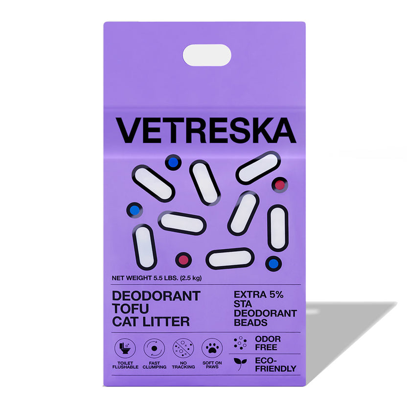 VETRESKA Deodorant Tofu Original Clumping Cat Litter 2.5kg | Kohepets