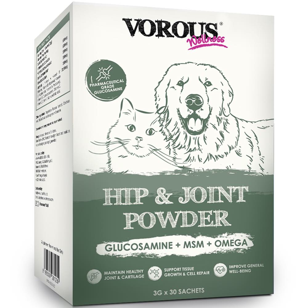 Vorous Hip & Joint Powder Supplement For Cats & Dogs 90g | Kohepets