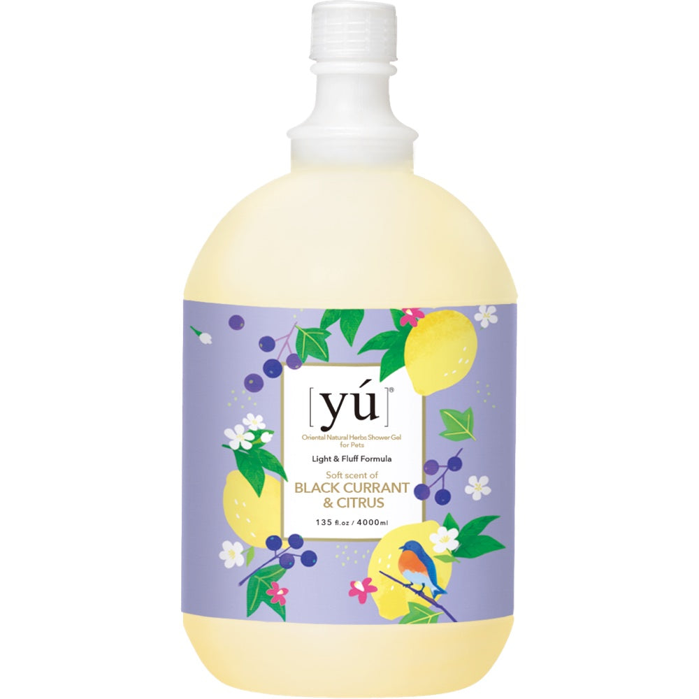 YU Light & Fluff Formula Black Currant & Citrus Shampoo For Cats & Dogs ...