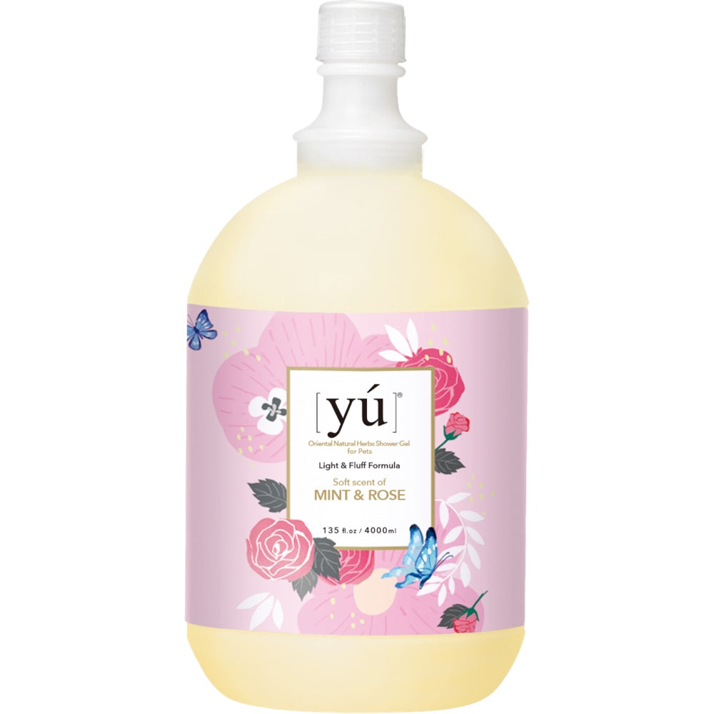 YU Light & Fluff Formula Mint & Rose Shampoo For Cats & Dogs | Kohepets
