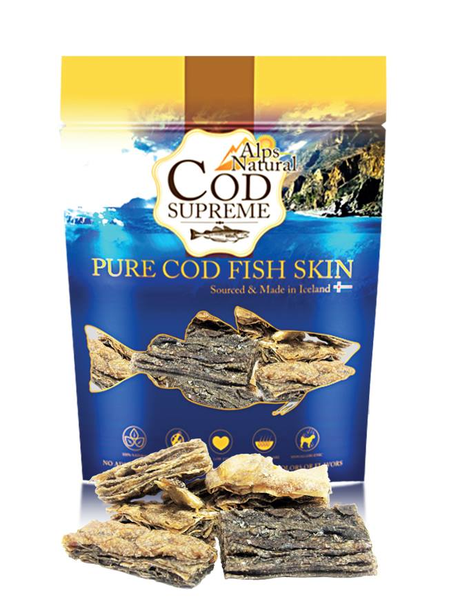 Alps Natural Cod Supreme Codfish Strips Dog Treat | Kohepets