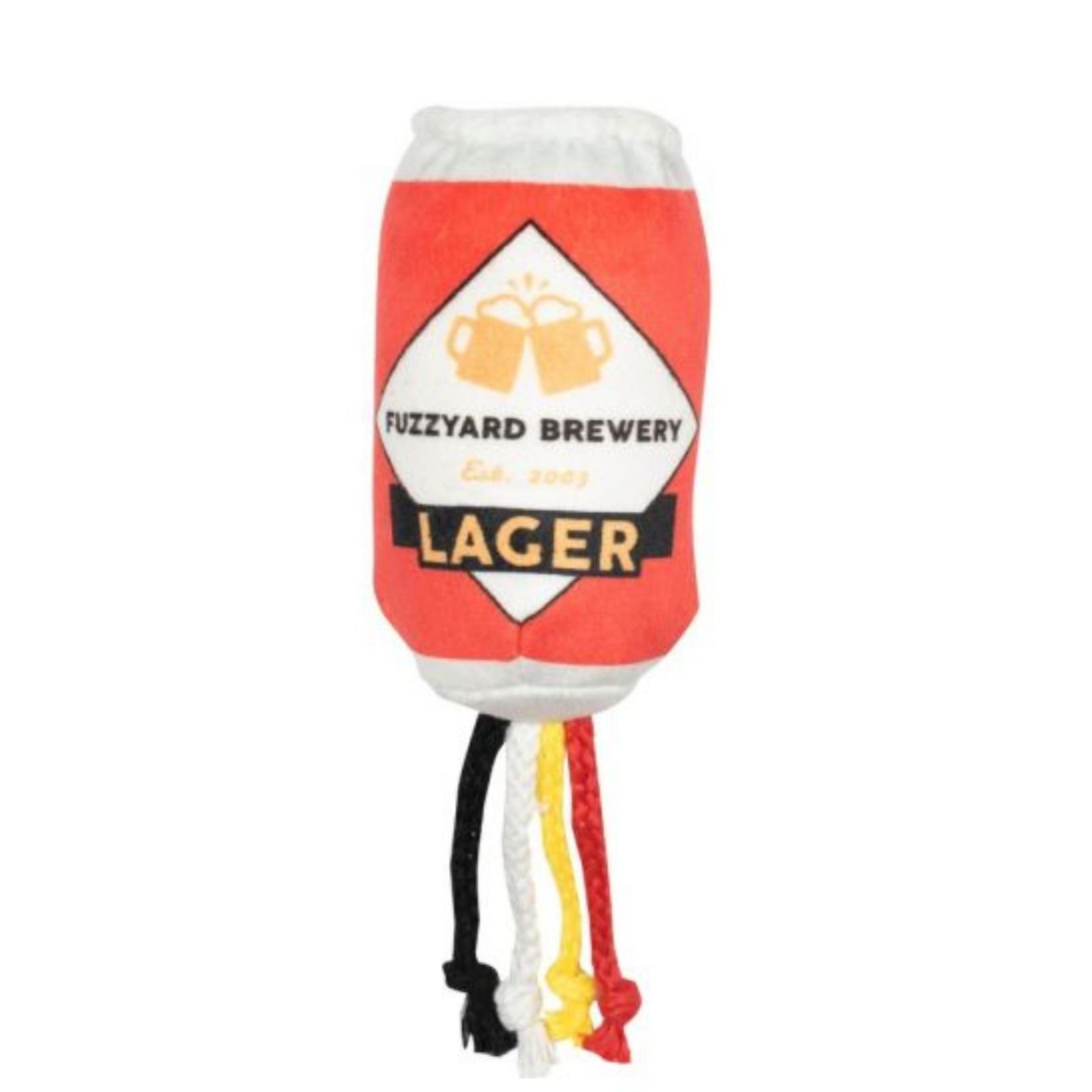 FuzzYard Beer Plush Cat Toy | Kohepets