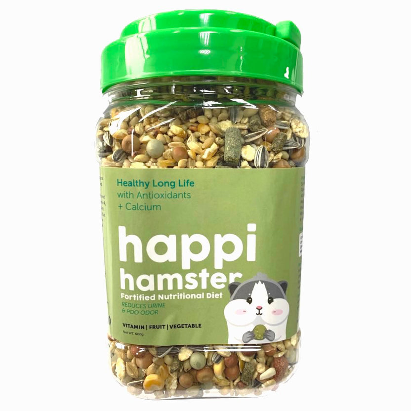 Happi Hamster Healthy Long Life Fortified Nutritional Diet 600g | Kohepets
