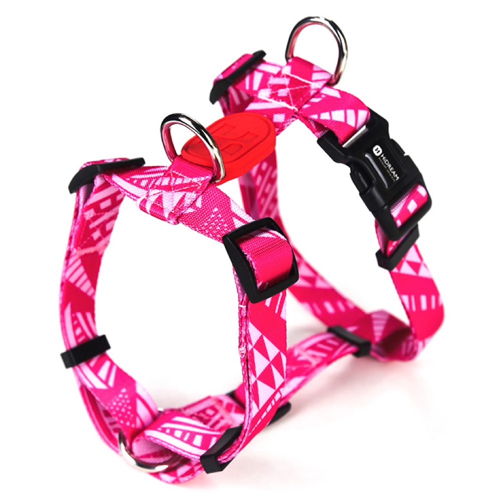 HiDREAM Profusion Upgraded Dog H-Harness (Pinky) | Kohepets
