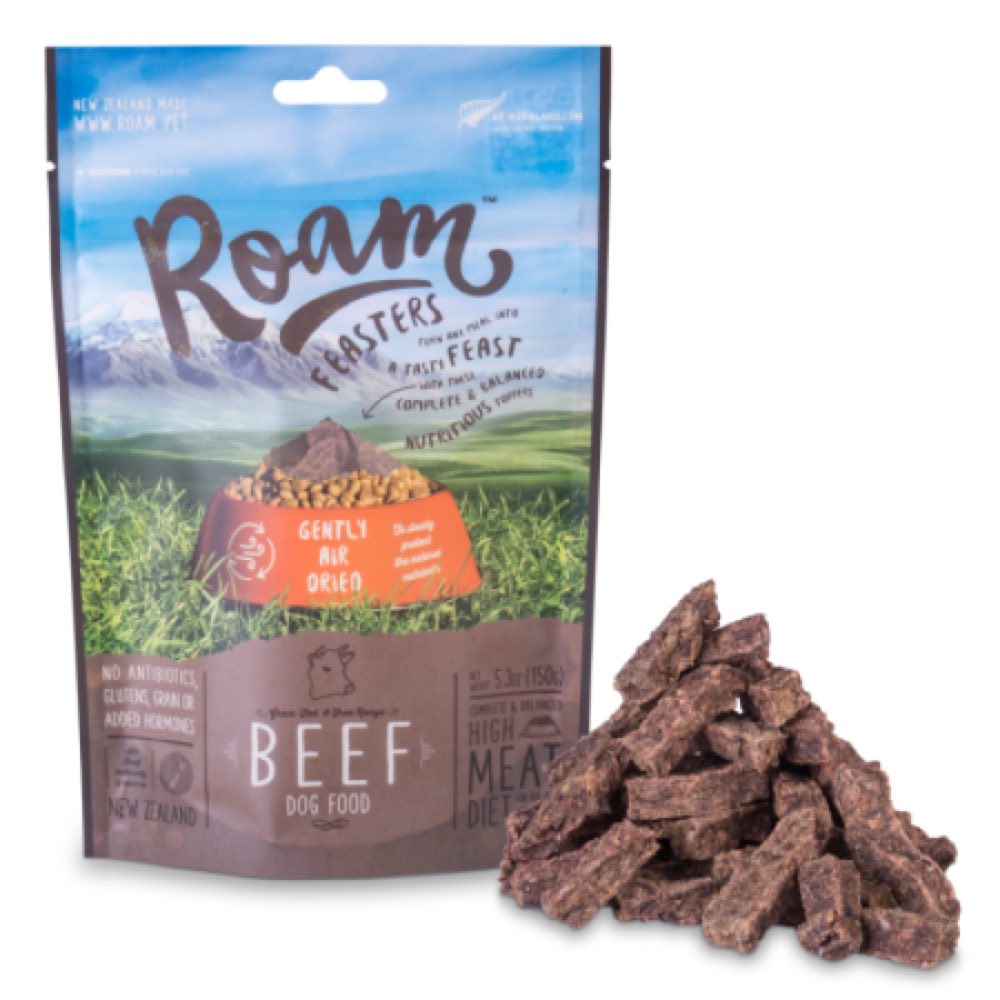 Roam Grass-Fed Beef Grain Free Air Dried Dog Food | Kohepets
