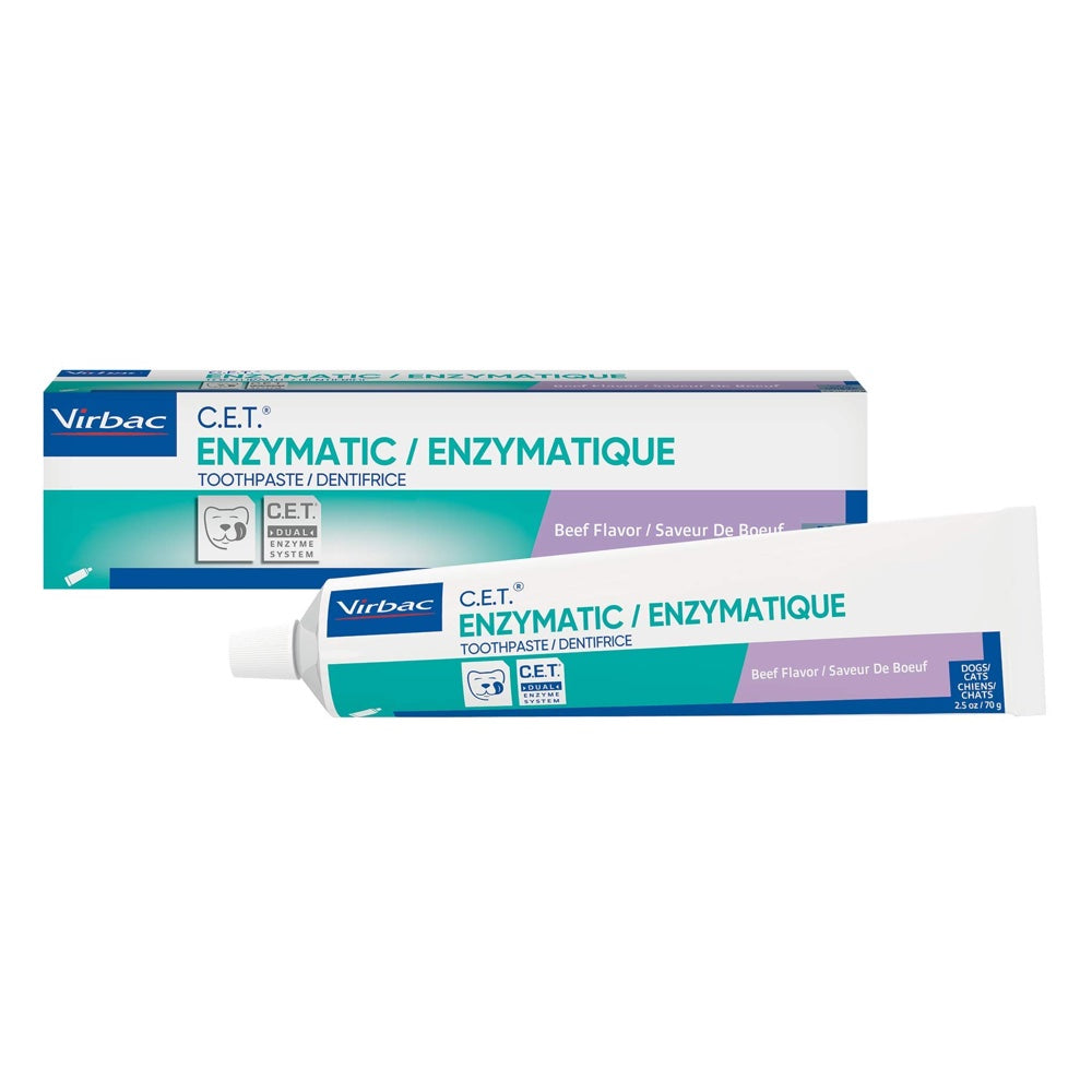 Virbac C.E.T. Enzymatic Toothpaste - Beef 70g | Kohepets