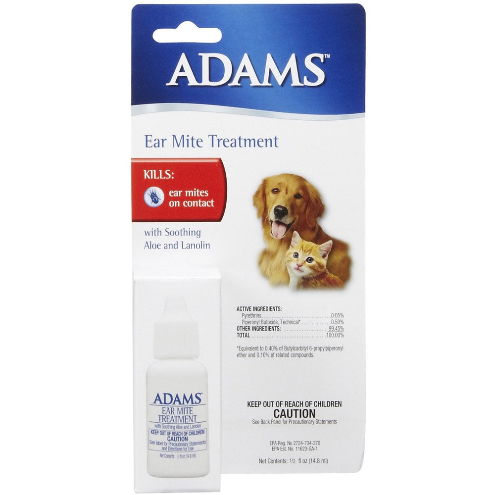 Adams Ear Mite Treatment 15ml | Kohepets