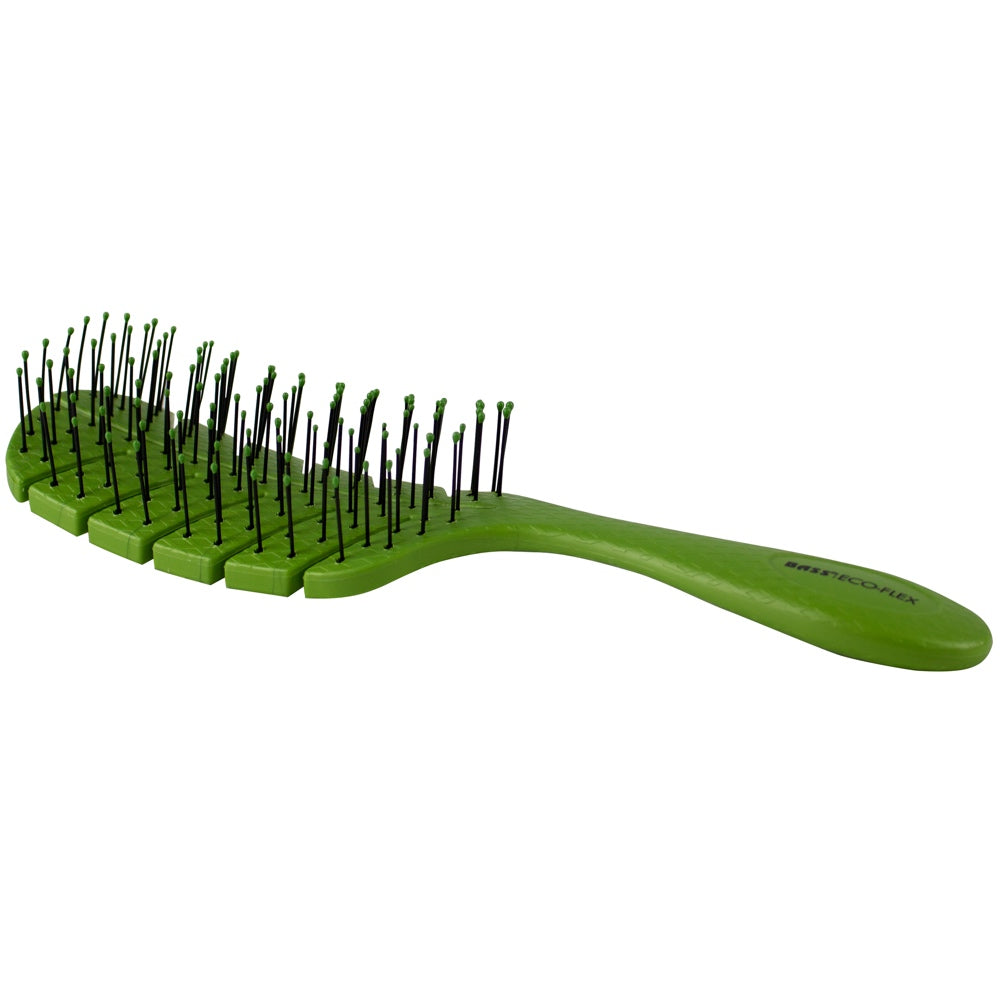 Bass Brushes Bio-Flex Detangling Hair Brush For Cats & Dogs (Green ...