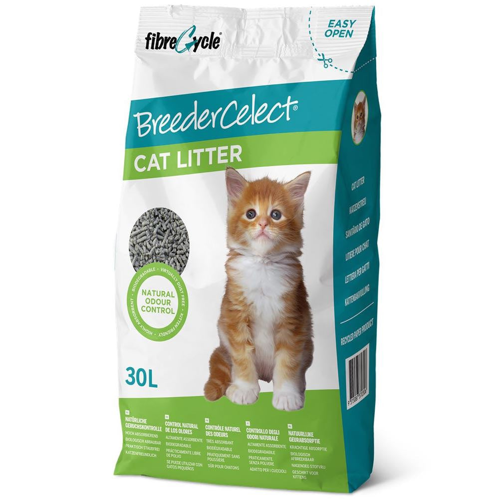 Breedercelect Recycled Paper Cat Litter | Kohepets