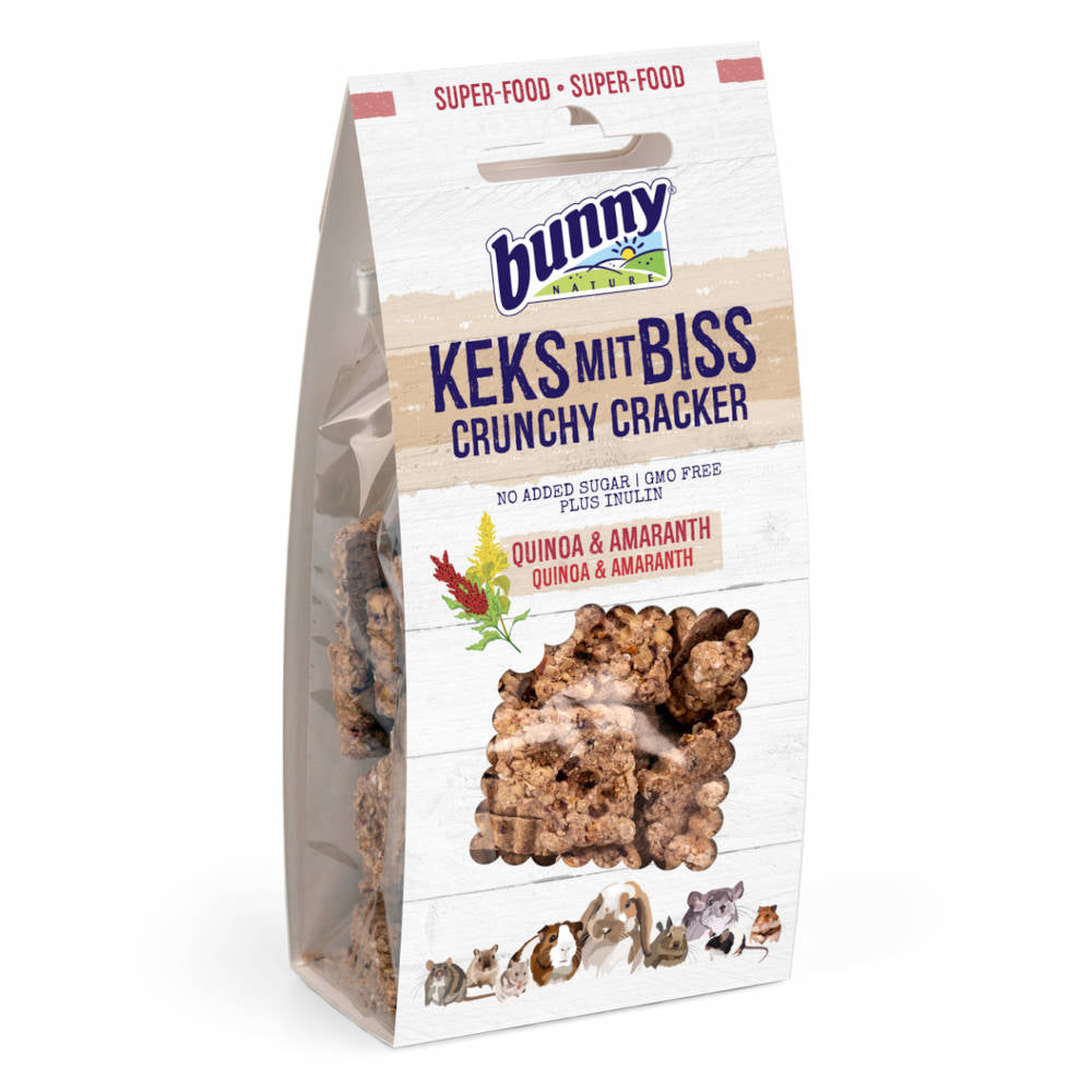 Bunny Nature Crunchy Crackers Quinoa & Amaranth Rabbit Treats | Kohepets
