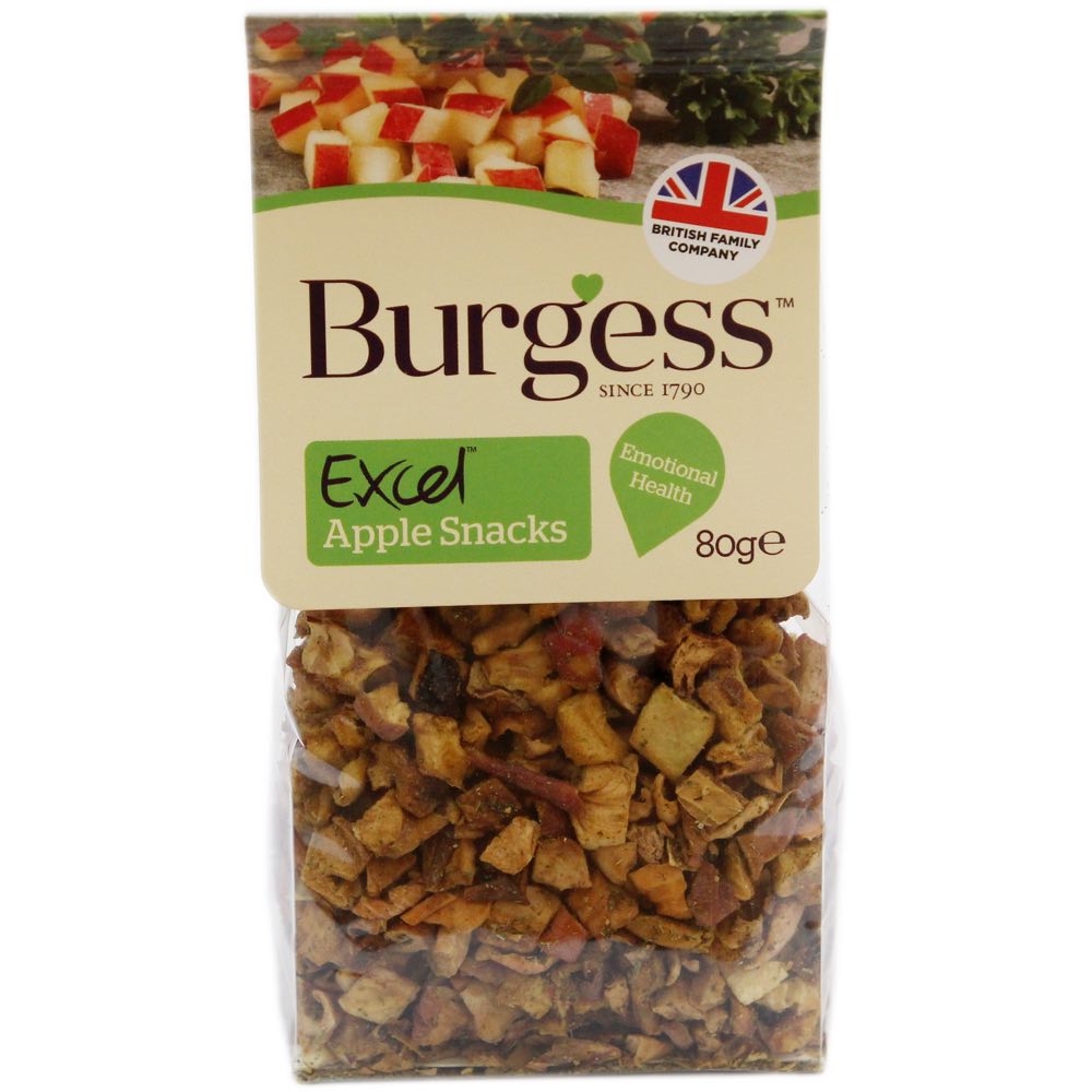 Burgess Excel Apple Snacks 80g | Kohepets