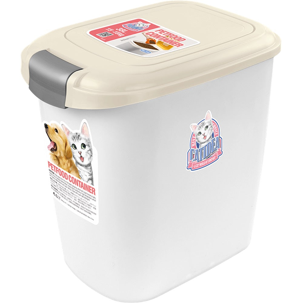 CatIdea Luxury Double Open Pet Food Container 14L | Kohepets