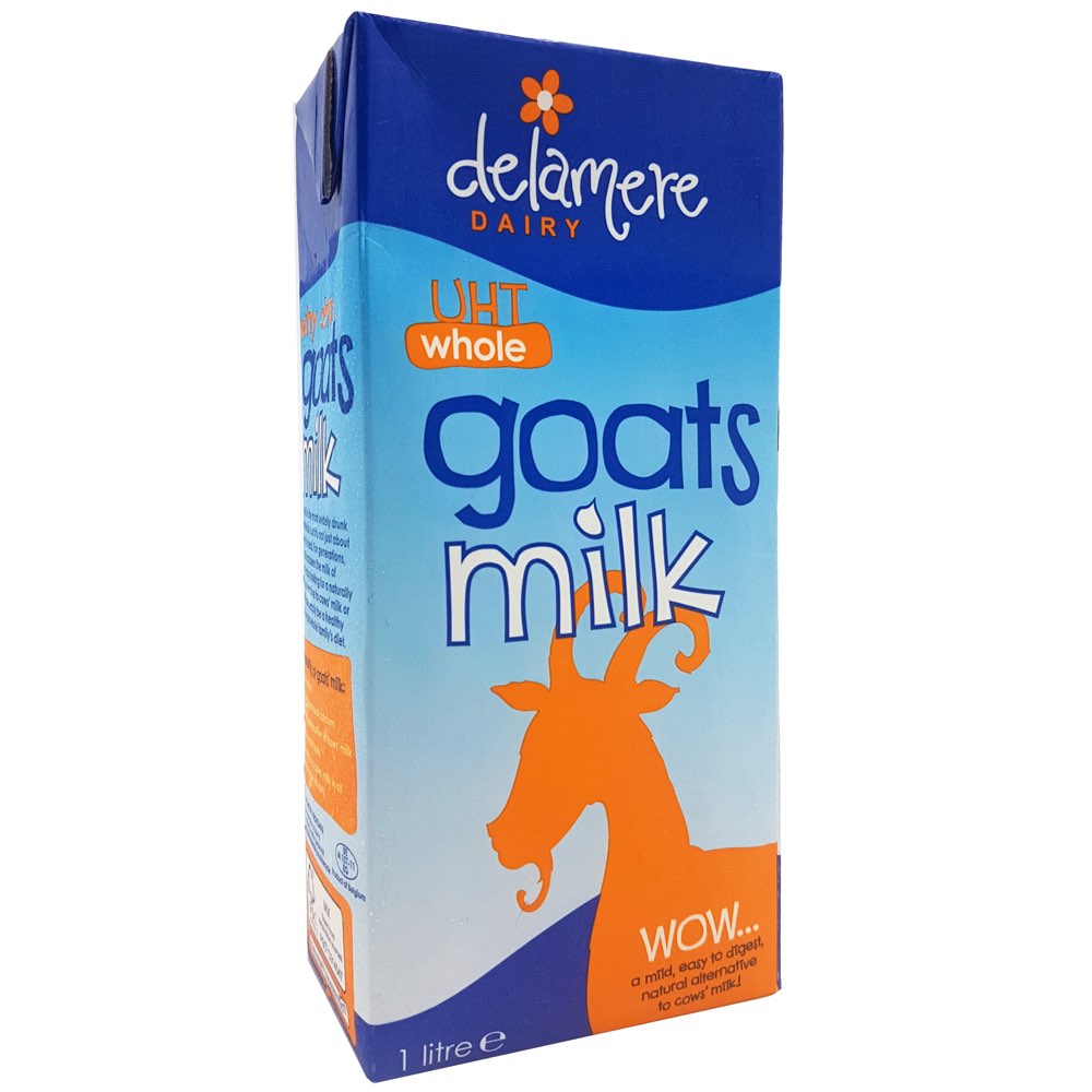 Delamere Dairy UHT Whole Goat's Milk 1L | Kohepets