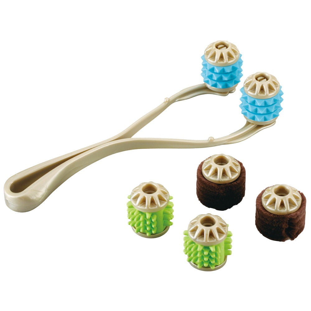 DoggyMan 3-In-1 Massager With Interchangeable Rollers For Dogs | Kohepets