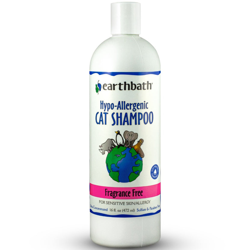 Earthbath Hypo Allergenic Fragrance Free Cat Shampoo | Kohepets