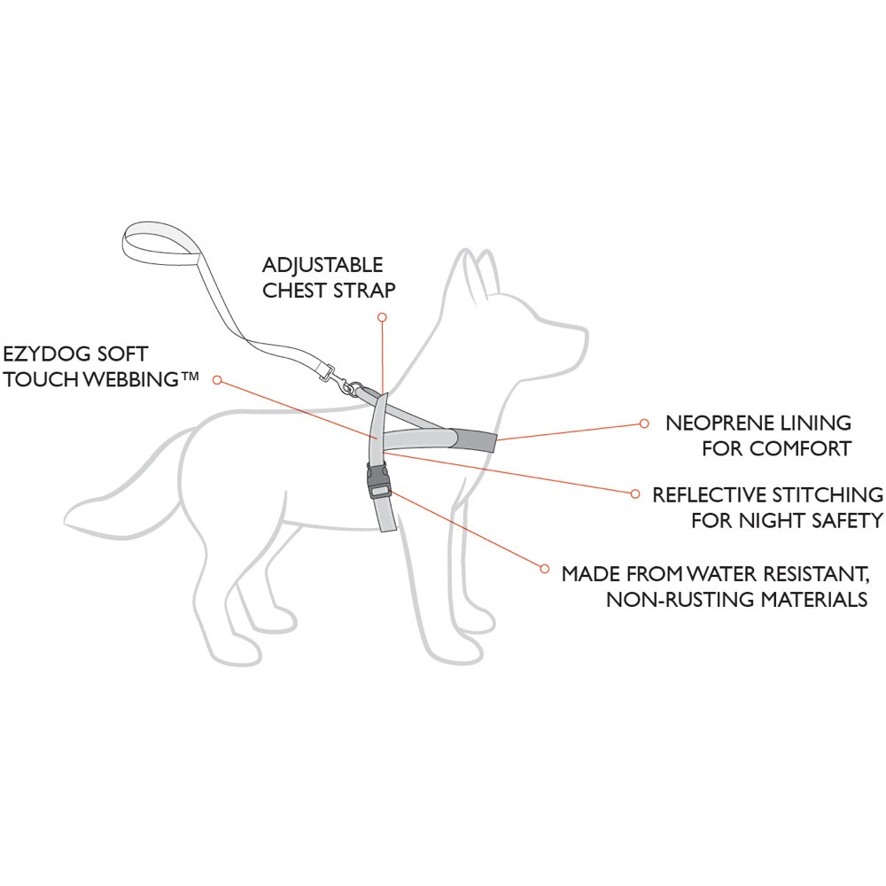 EzyDog Quick Fit Harness - Extra Large | Kohepets