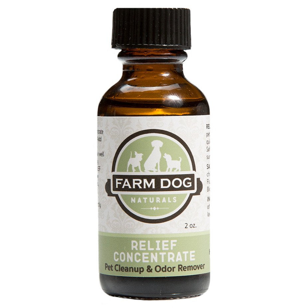 Farm Dog Naturals Relief Pet Cleanup and Odor Remover Concentrate 1oz ...
