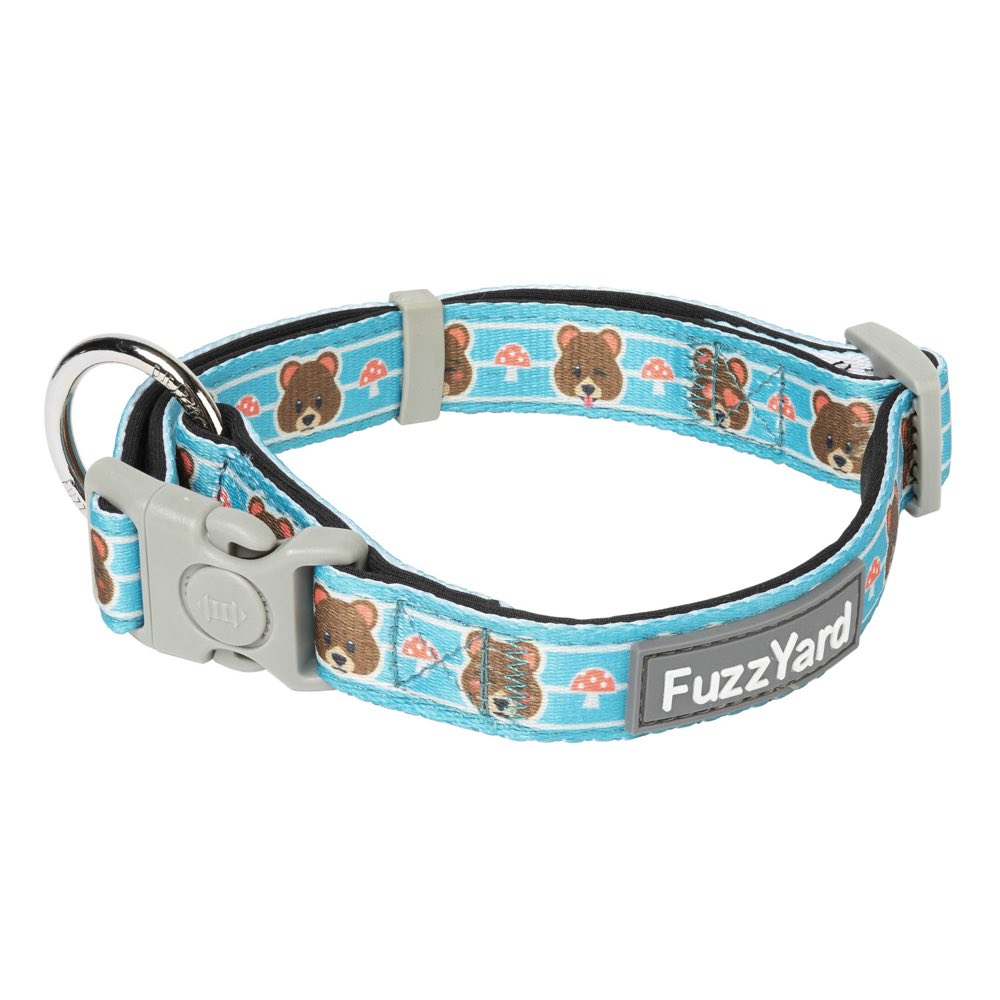 FuzzYard Dog Collar (Fuzz Bear) | Kohepets