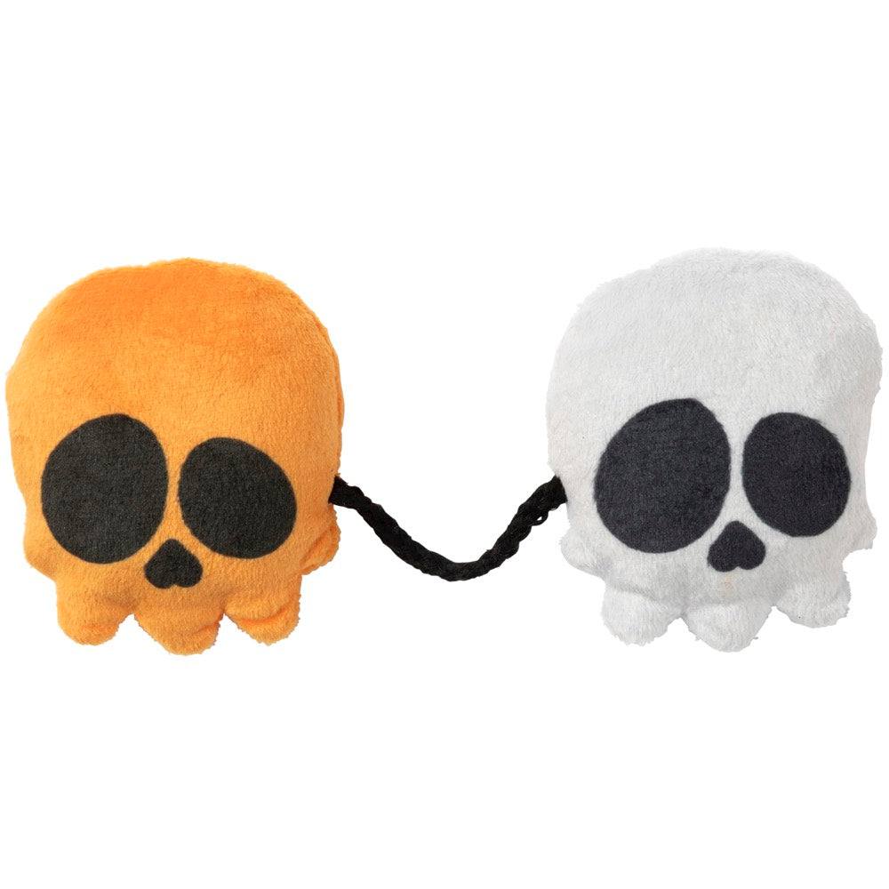 FuzzYard Meowloween Scully & Sully Skeleton String Cat Toy | Kohepets