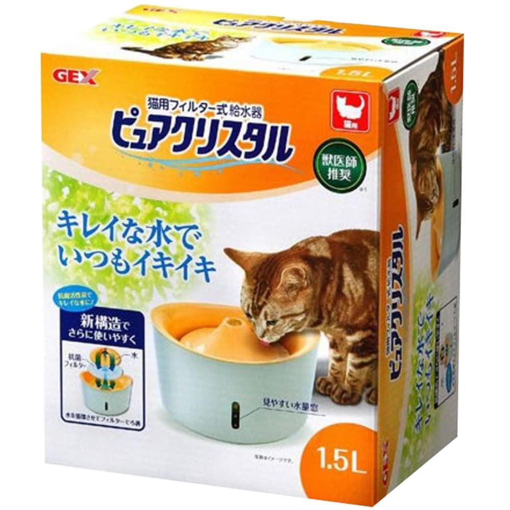 GEX Pure Crystal Drinking Fountain For Cats | Kohepets