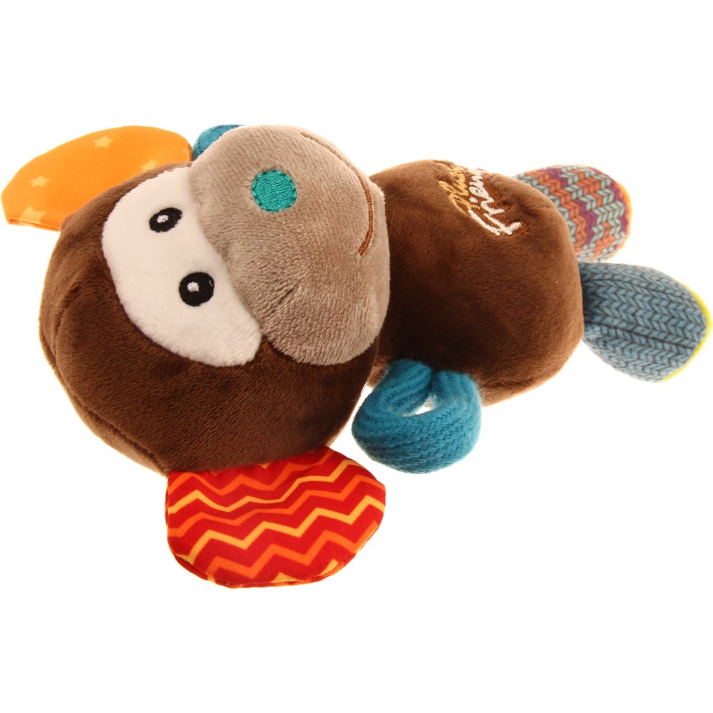 GiGwi Plush Friendz Tug Dog Toy (Monkey) | Kohepets