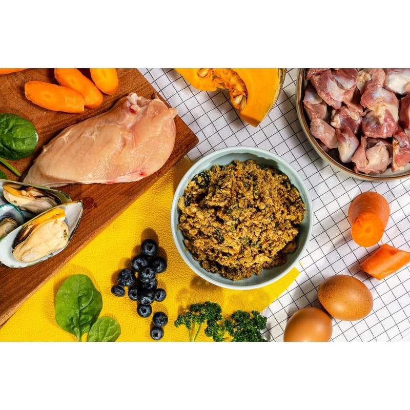The Grateful Pet Gently Cooked Crate-Free Pork Frozen Dog Food 2kg ...