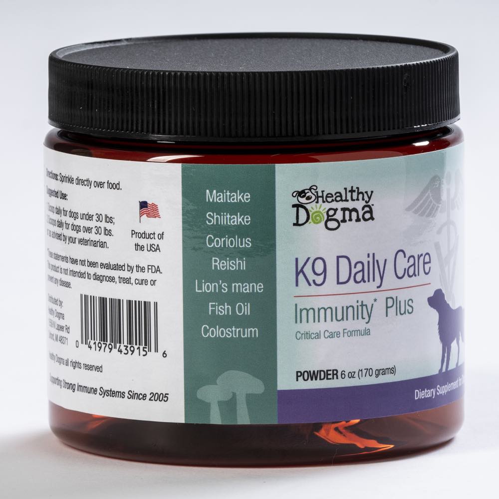 Healthy Dogma K9 Daily Care Immunity Support Dog Supplements 6oz | Kohepets