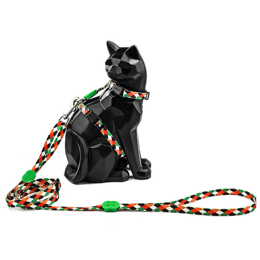 Hidream Profusion Cat H-Harness & Leash Set (Pop Art) | Kohepets