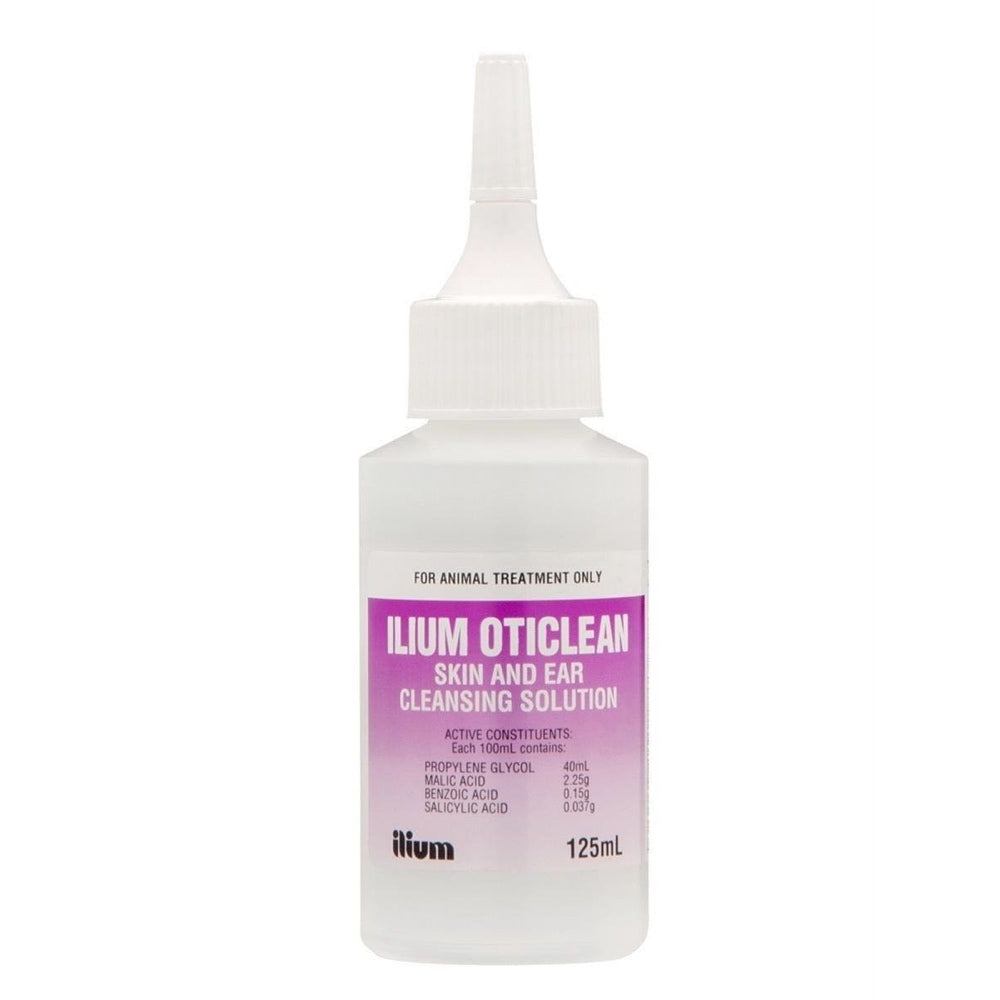 Ilium Oticlean Skin & Ear Cleansing Solution (Nozzle) 125ml | Kohepets