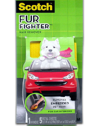 3M Scotch Fur Fighter Pet Hair Remover For Car Interior | Kohepets