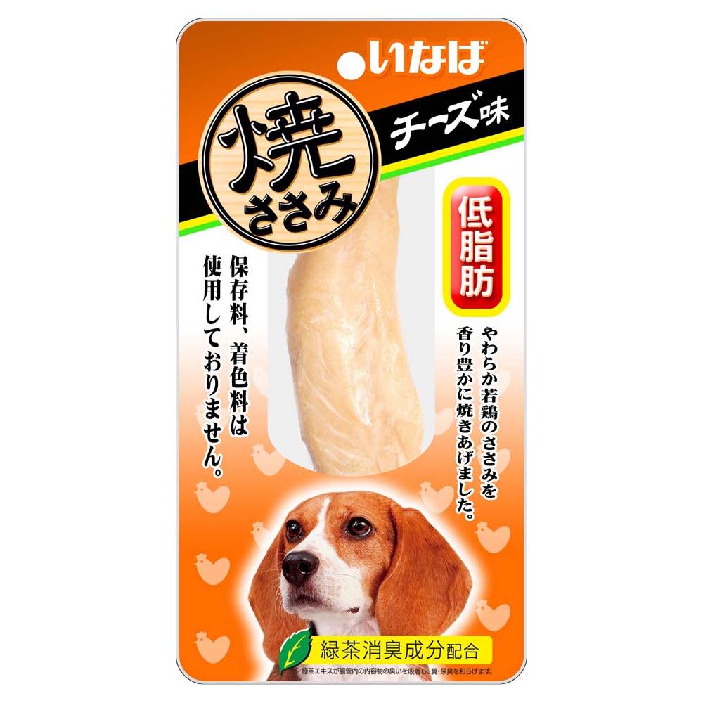 Inaba Grilled Chicken Fillet Cheese Flavour Grain-Free Dog Treat 25g ...