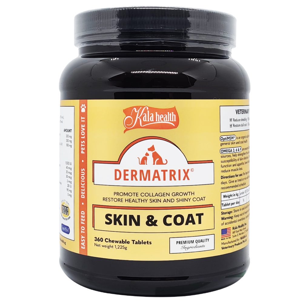 Kala Health Dermatrix For Dogs & Cats Healthy Skin & Shiny Coat | Kohepets