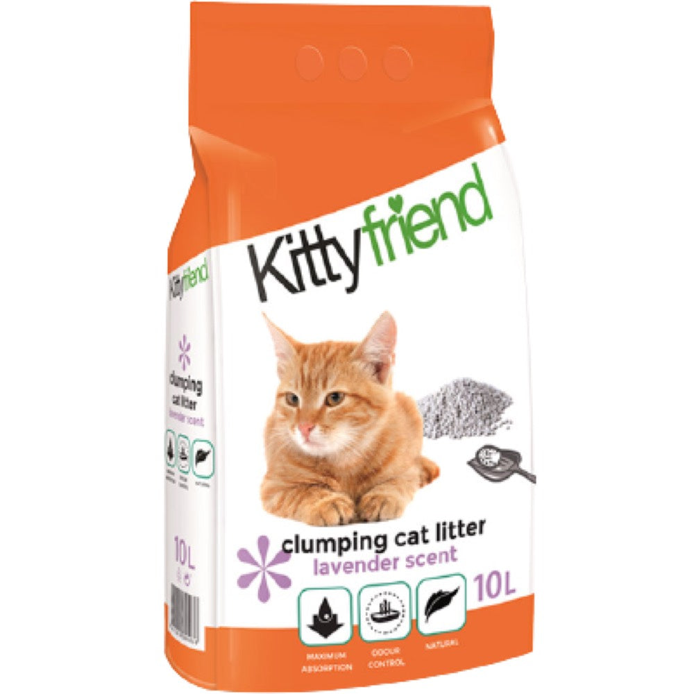 Sanicat Kitty Friend Lavender Clumping Cat Litter 10L | Kohepets