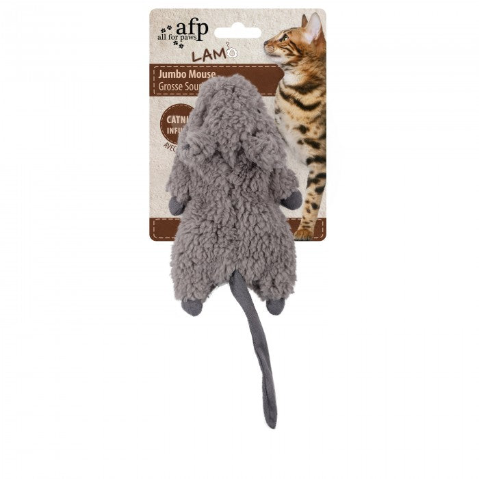 All For Paws Lamb Jumbo Mouse Cat Toy | Kohepets