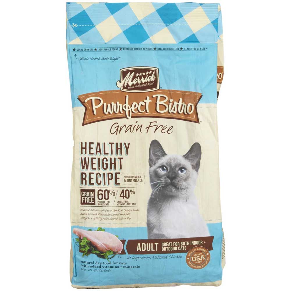 Merrick Purrfect Bistro Grain Free Healthy Weight Maintenance Dry Cat