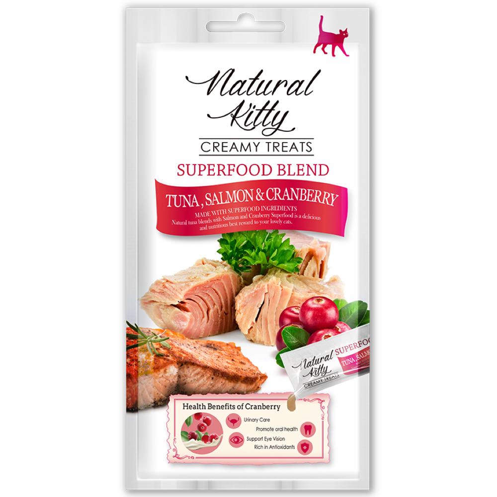 Natural Kitty Superfood Blend Chicken & Seaweed Creamy Liquid Cat ...