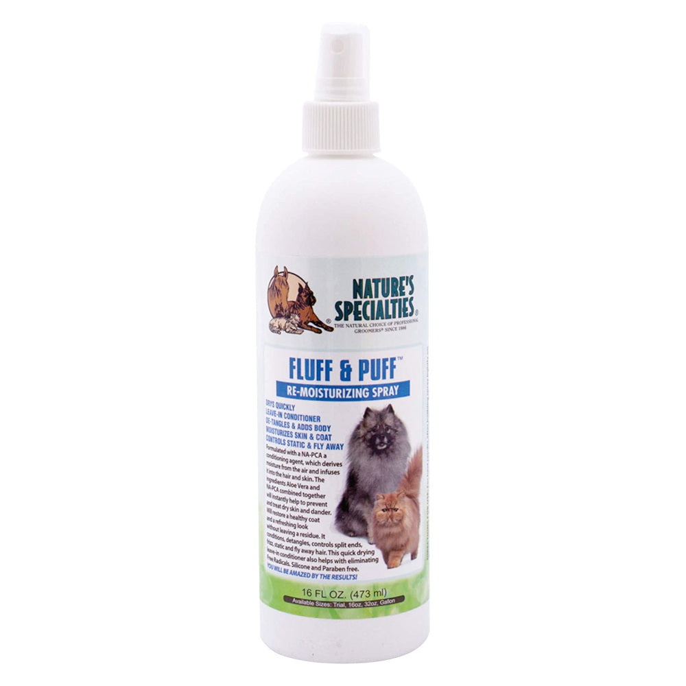Nature's Specialties Fluff & Puff Spray For Pets 16oz | Kohepets