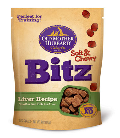 Old Mother Hubbard Bitz Soft & Chewy Liver Recipe Dog Treats 6oz | Kohepets