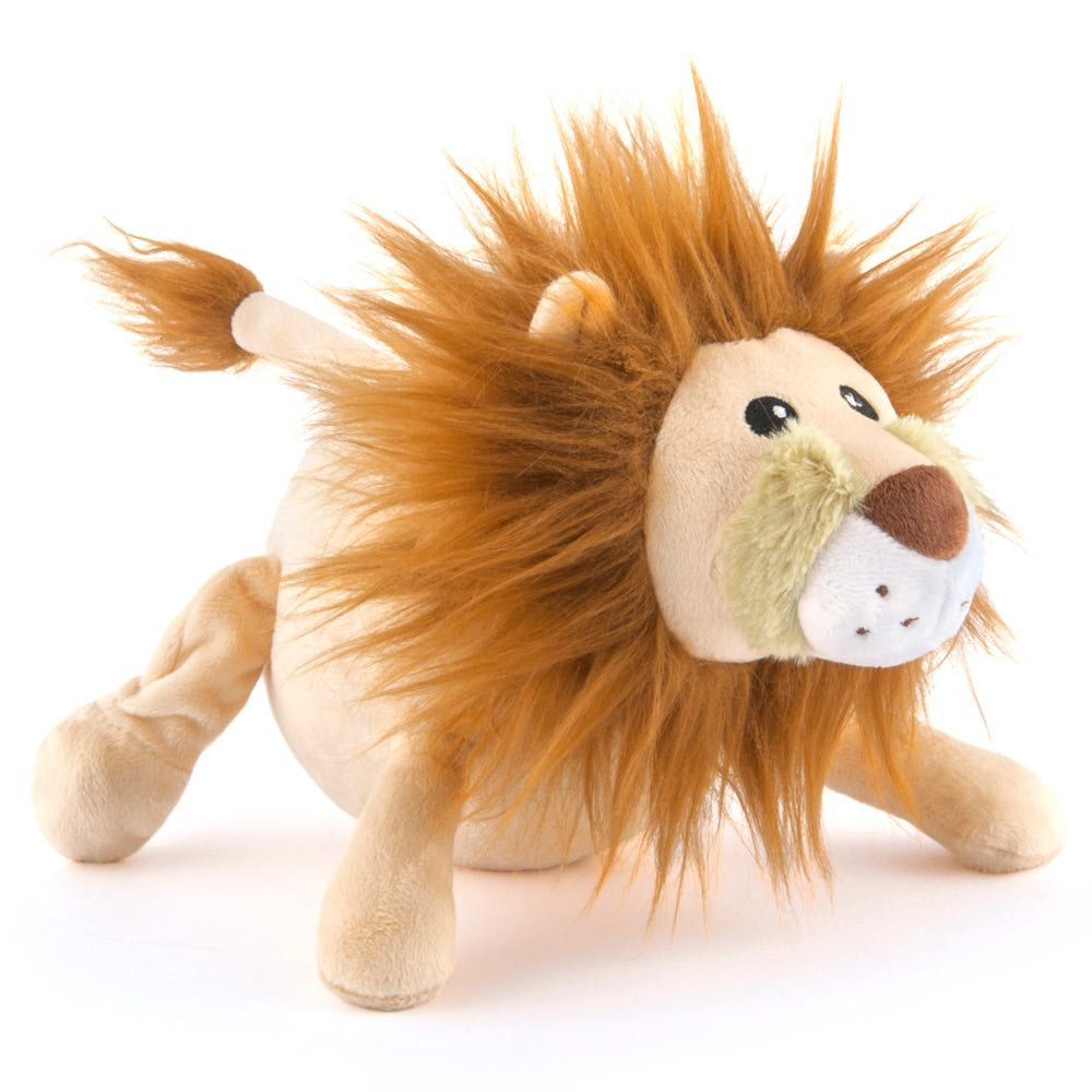 PLAY Safari Wildlife Leonard The Lion Plush Dog Toy | Kohepets