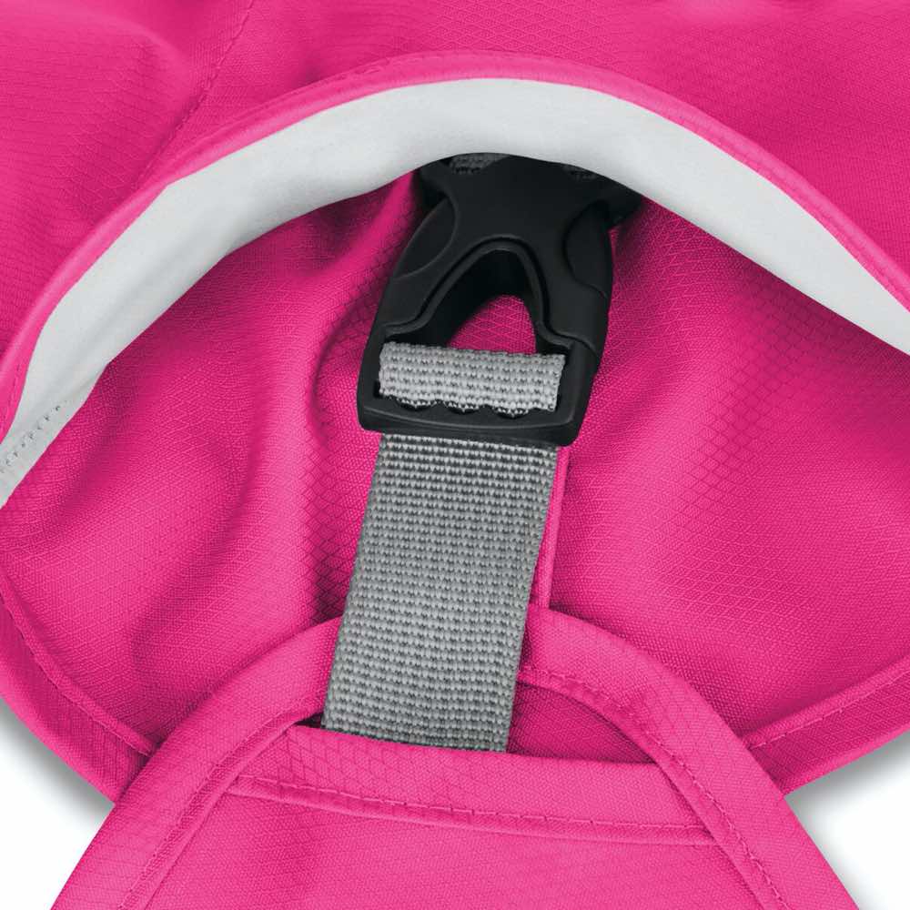 Ruffwear Sun Shower Reflective Lightweight Dog Raincoat (Alpenglow Pink ...