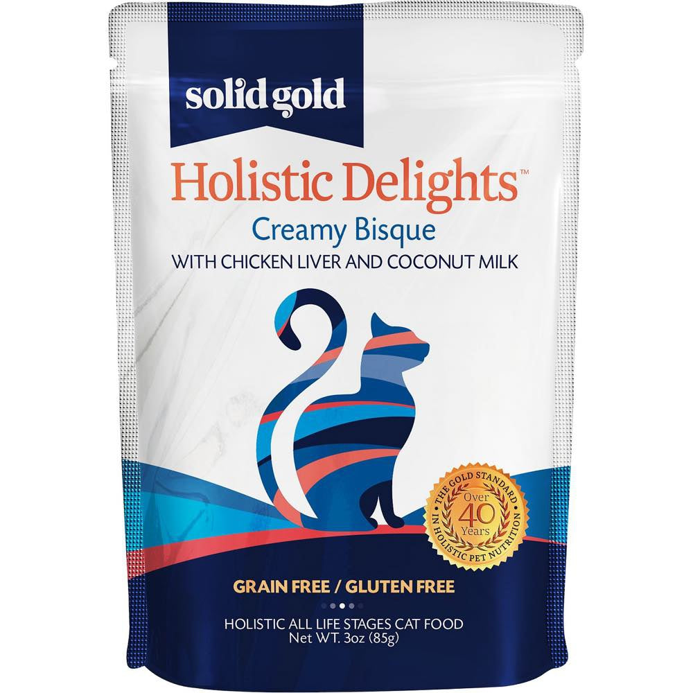 Solid Gold Holistic Delights Creamy Bisque Chicken Liver & Coconut Milk ...