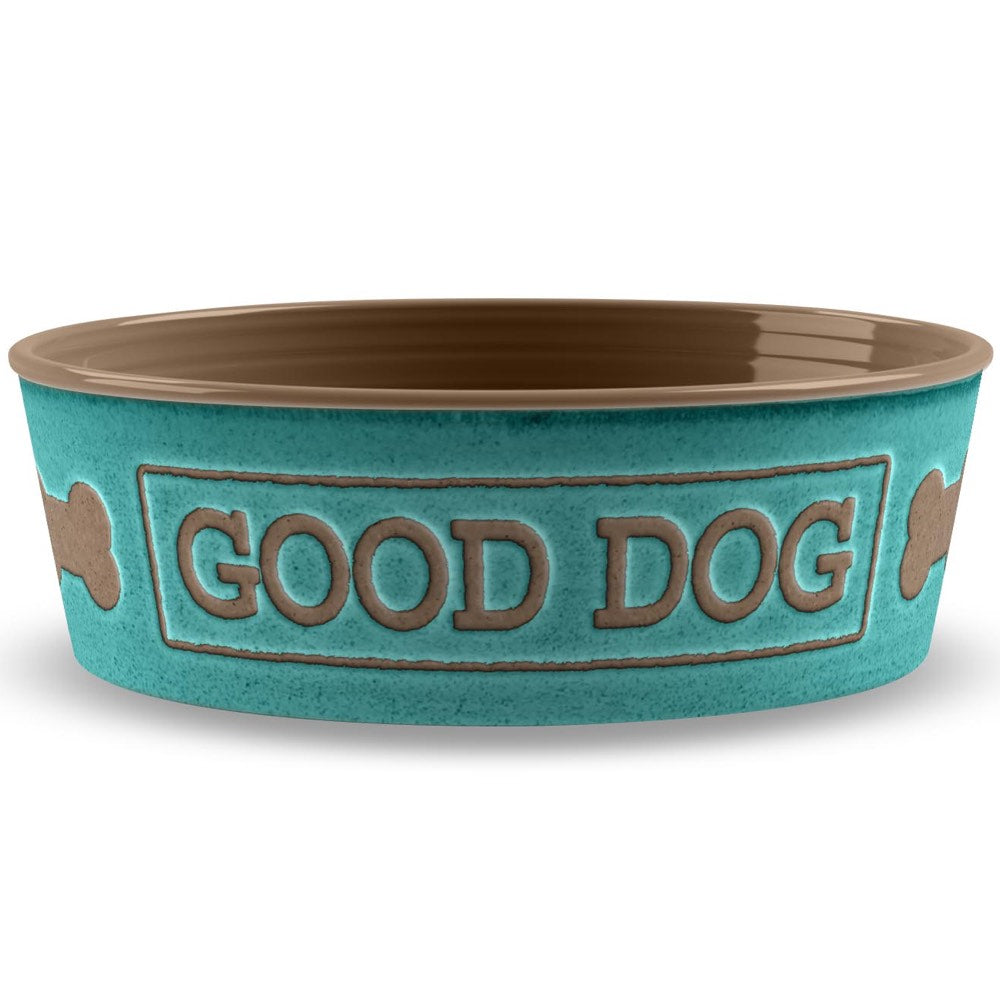 TarHong Good Dog Dog Bowl (Teal) | Kohepets